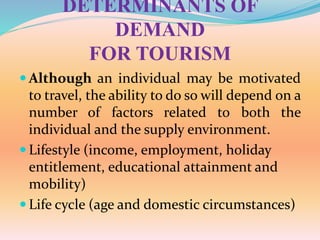 Understanding Tourism Demand | PPTX