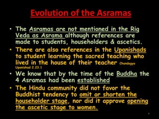 Asramas dharmas | PPSX | Hinduism | Religion & Spirituality