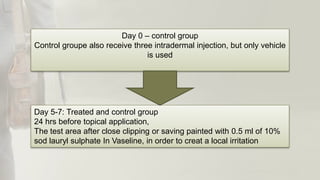 skin sensitisation test | PPTX