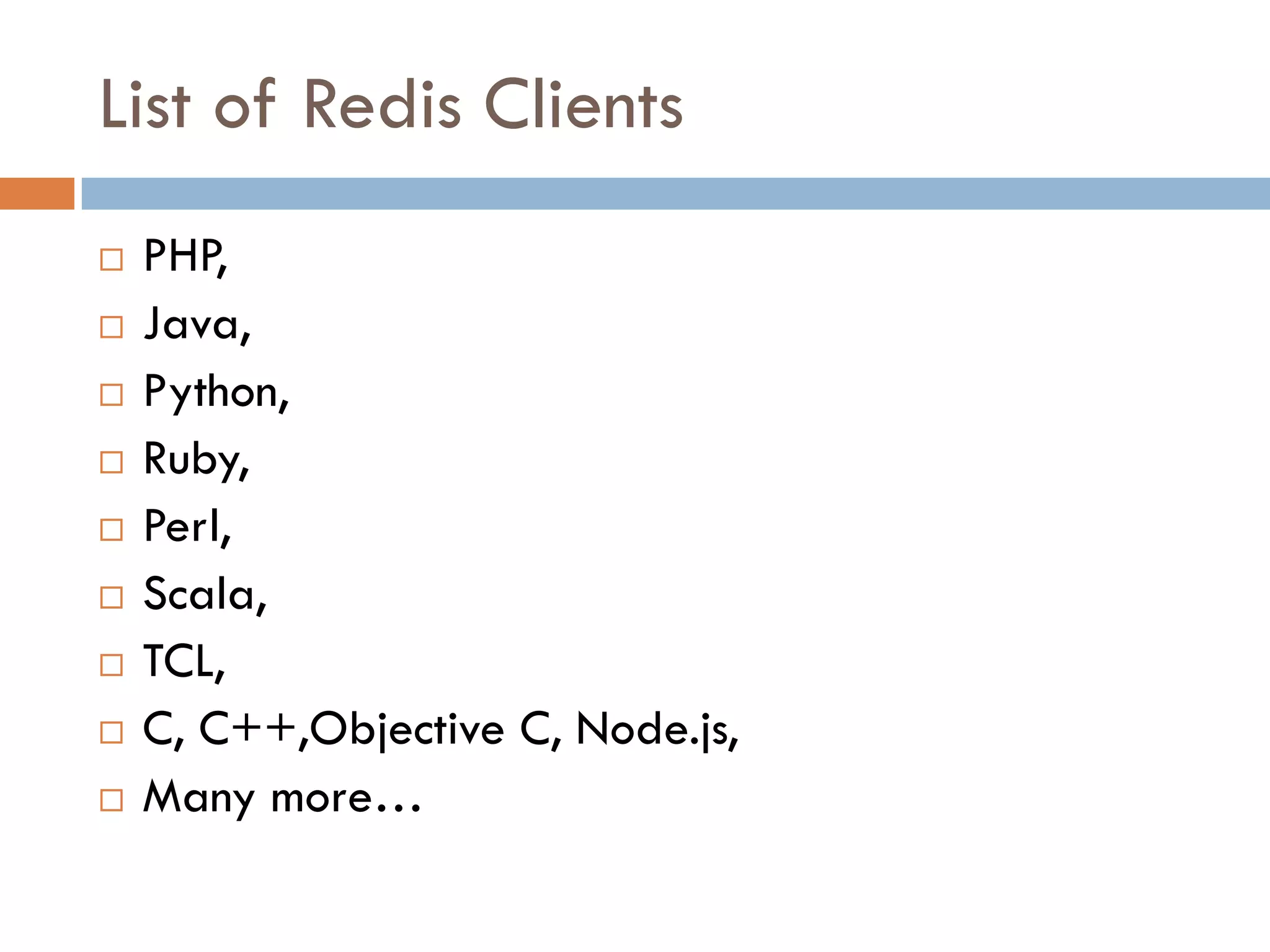 Introduction of Redis as NoSQL Database | PDF