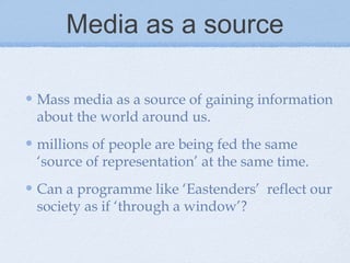 Media Representations | PPT
