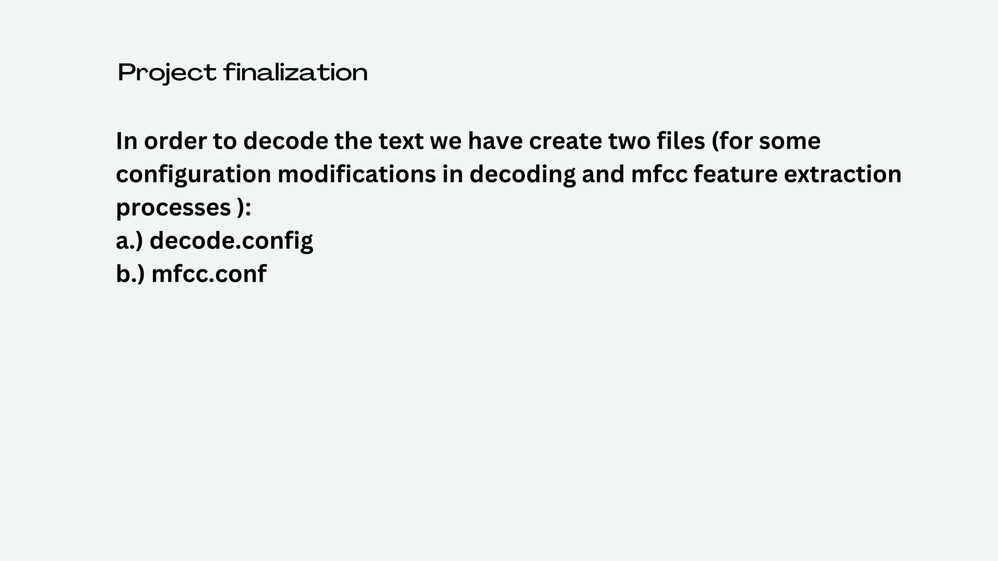 AUTOMATIC SPEECH RECOGNITION SYSTEM USING KALDI | PPTX