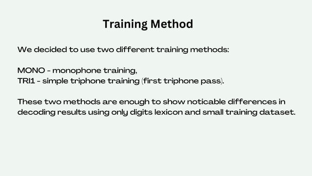 AUTOMATIC SPEECH RECOGNITION SYSTEM USING KALDI | PPTX