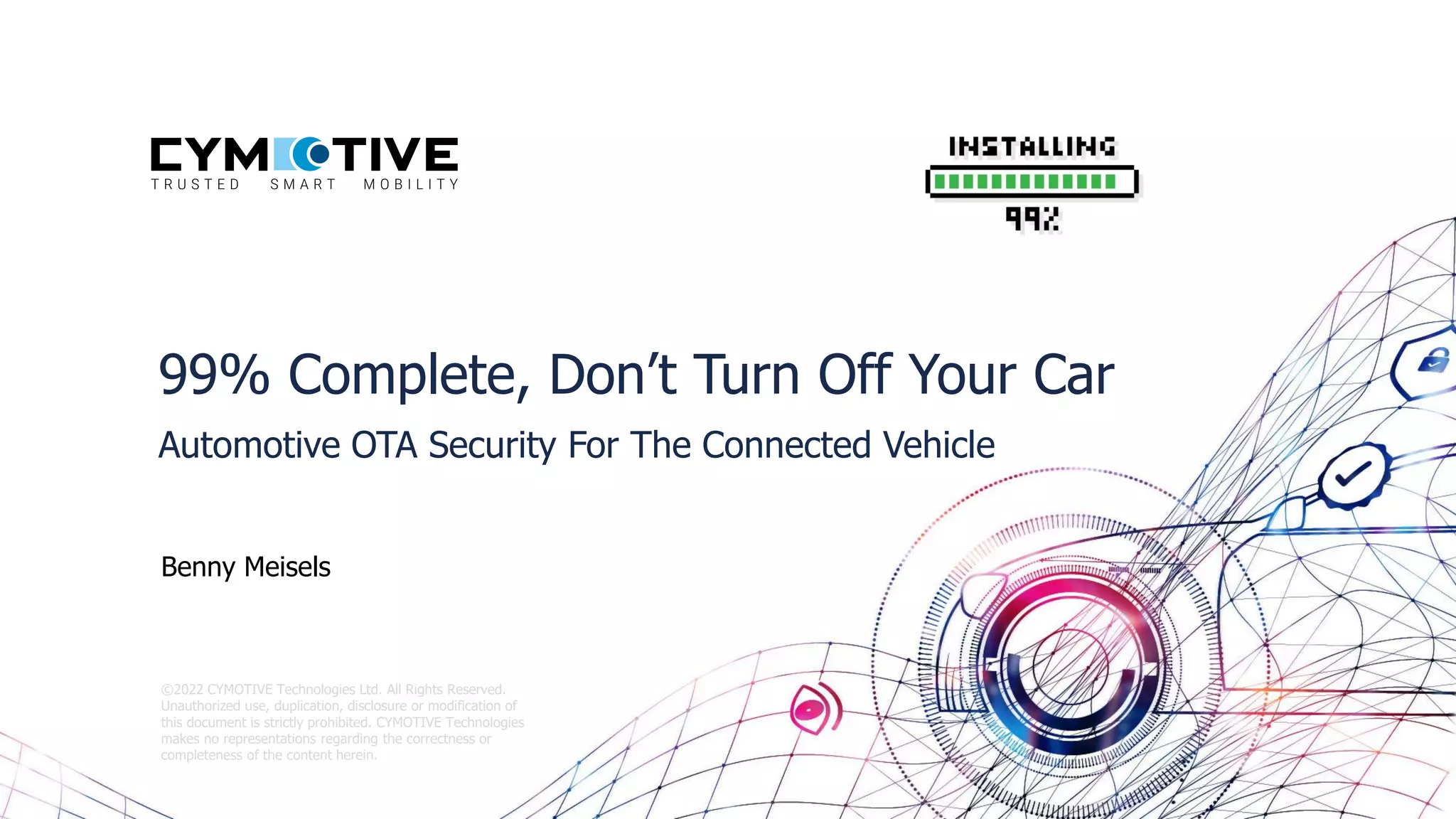Automotive OTA Security For The Connected Vehicle (ASRG Secure Our ...