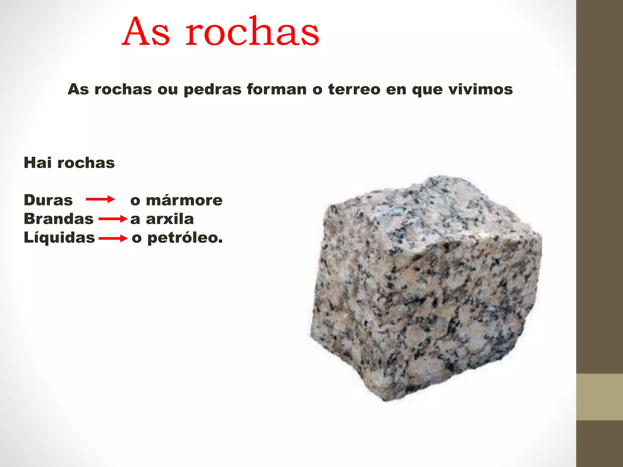 As rochas e o relevo | PPTX