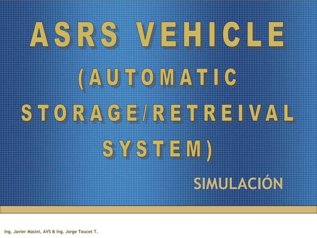 ASRS Vehicle | PPT