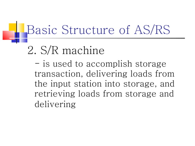 Asrs | PPT