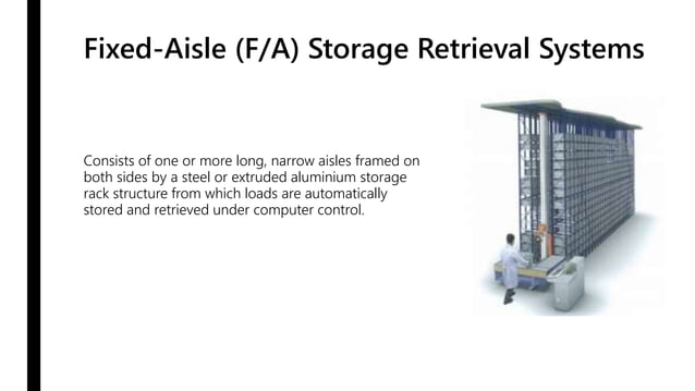 Automated Storage/Retrieval Systems - Explained | PPTX | Data Storage and Warehousing | Computing
