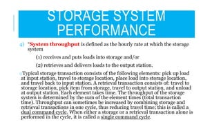 Automatic storage Retrieval system (ASRS) | PPTX