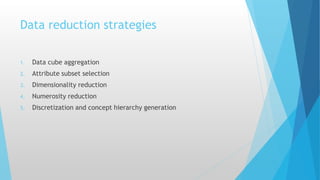Data Reduction Stratergies | PPTX