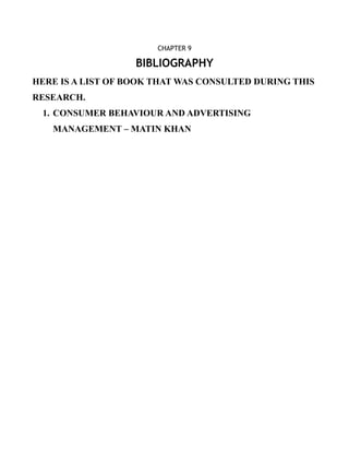 Consumer Behaviour Case study | DOC