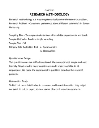 Consumer Behaviour Case study | DOC