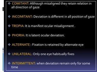 Assesssment of strabismus | PPTX
