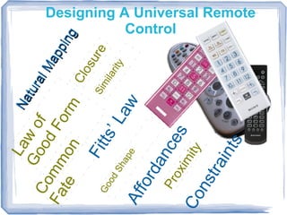 Ass. 4 designing a universal remote | PPT