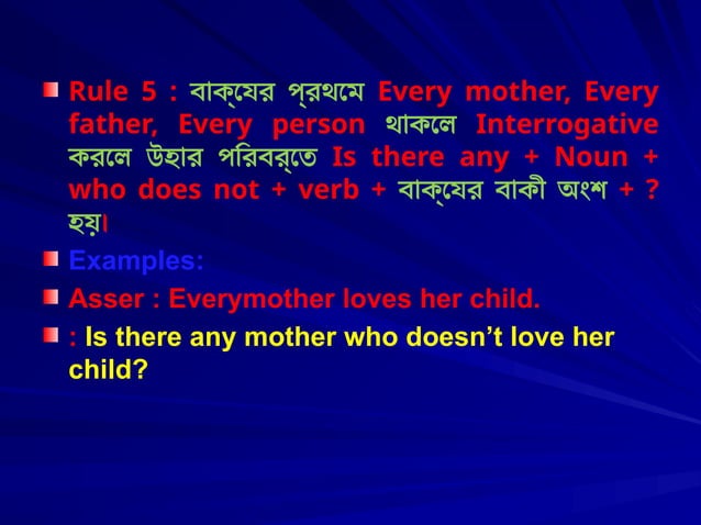 Assertive into Interrogative (power point presentation) | PPT