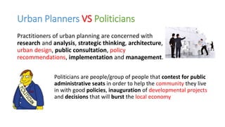 Politics and Urban Planning Process | PPTX