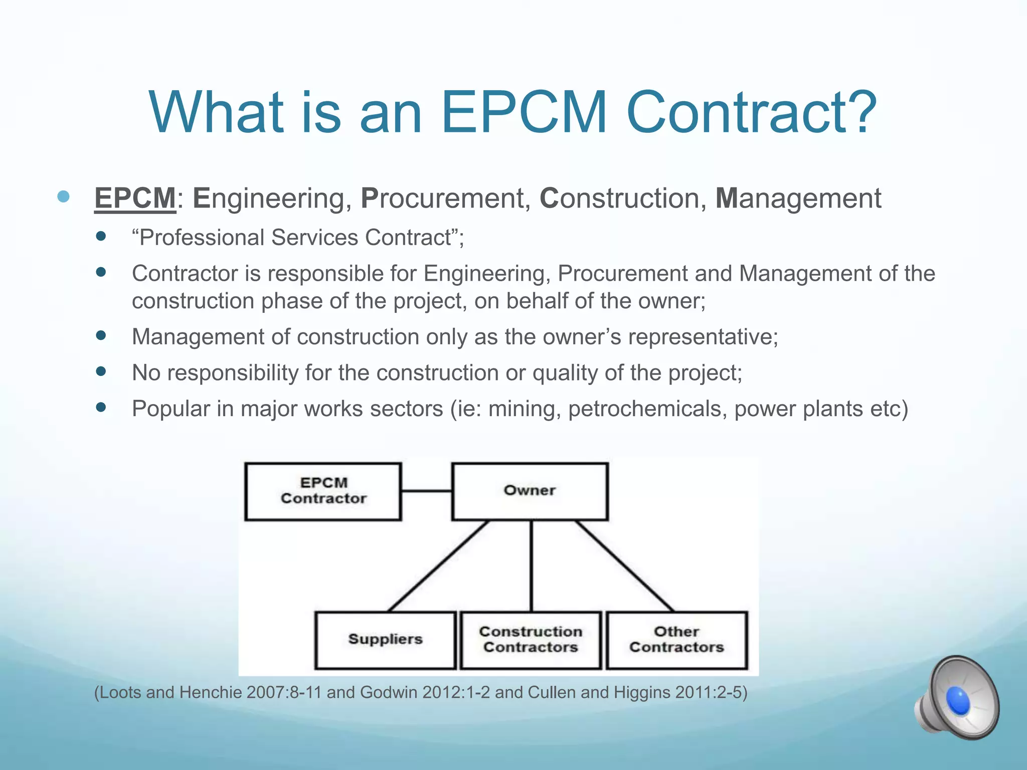 EPC v EPCM Contracting- A Comparison | PPTX