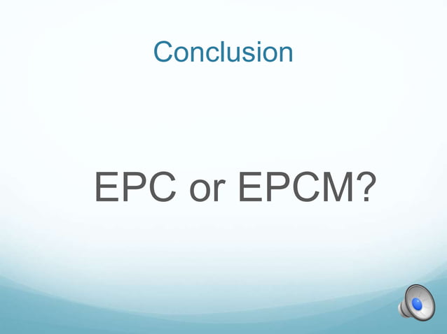 EPC v EPCM Contracting- A Comparison | PPTX