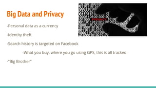 Chapter 8 big data and privacy | PPTX