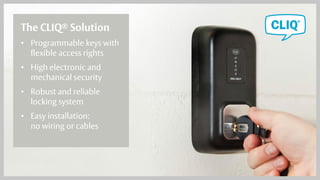 ASSA ABLOY CLIQ Solution Critical Infrastructure - Access and Security | PPT