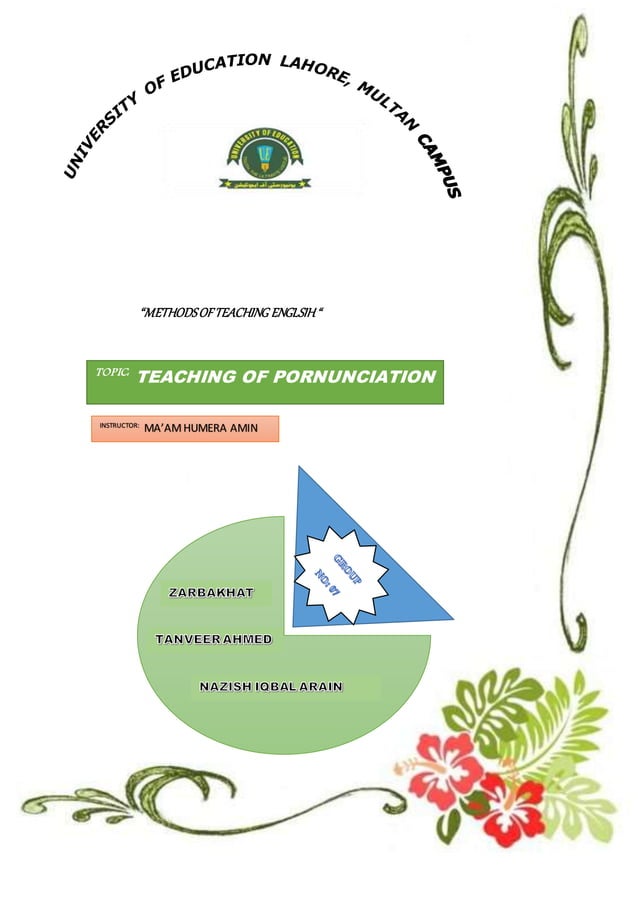 Teaching of Pronunciation | DOCX