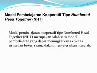 numbered head together Vanny Nurliyanthy 0903626 | PPTX