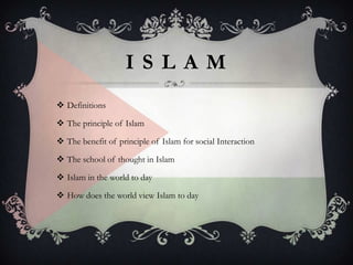 The Principle of Islam | PPTX