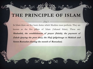 The Principle of Islam | PPTX