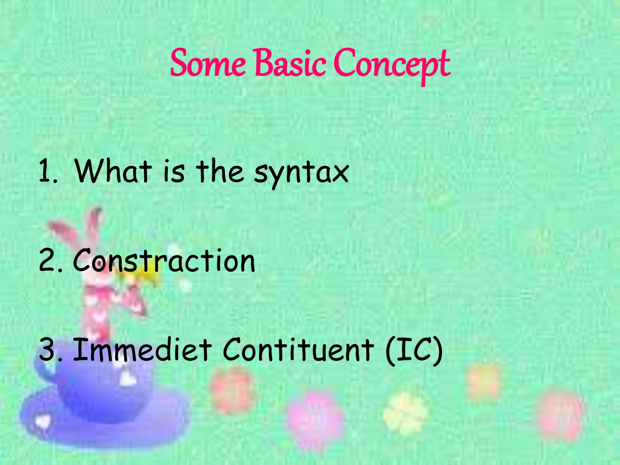 syntax | PPT