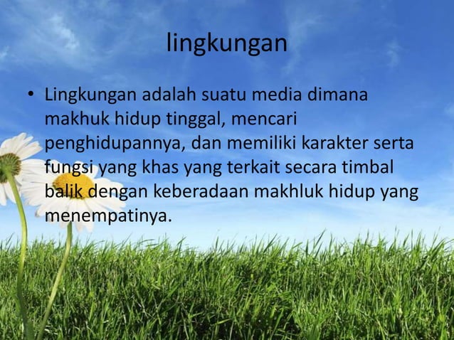 manusia dan lingkungan | PPTX