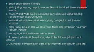 DASAR-DASAR INTERNET | PPTX