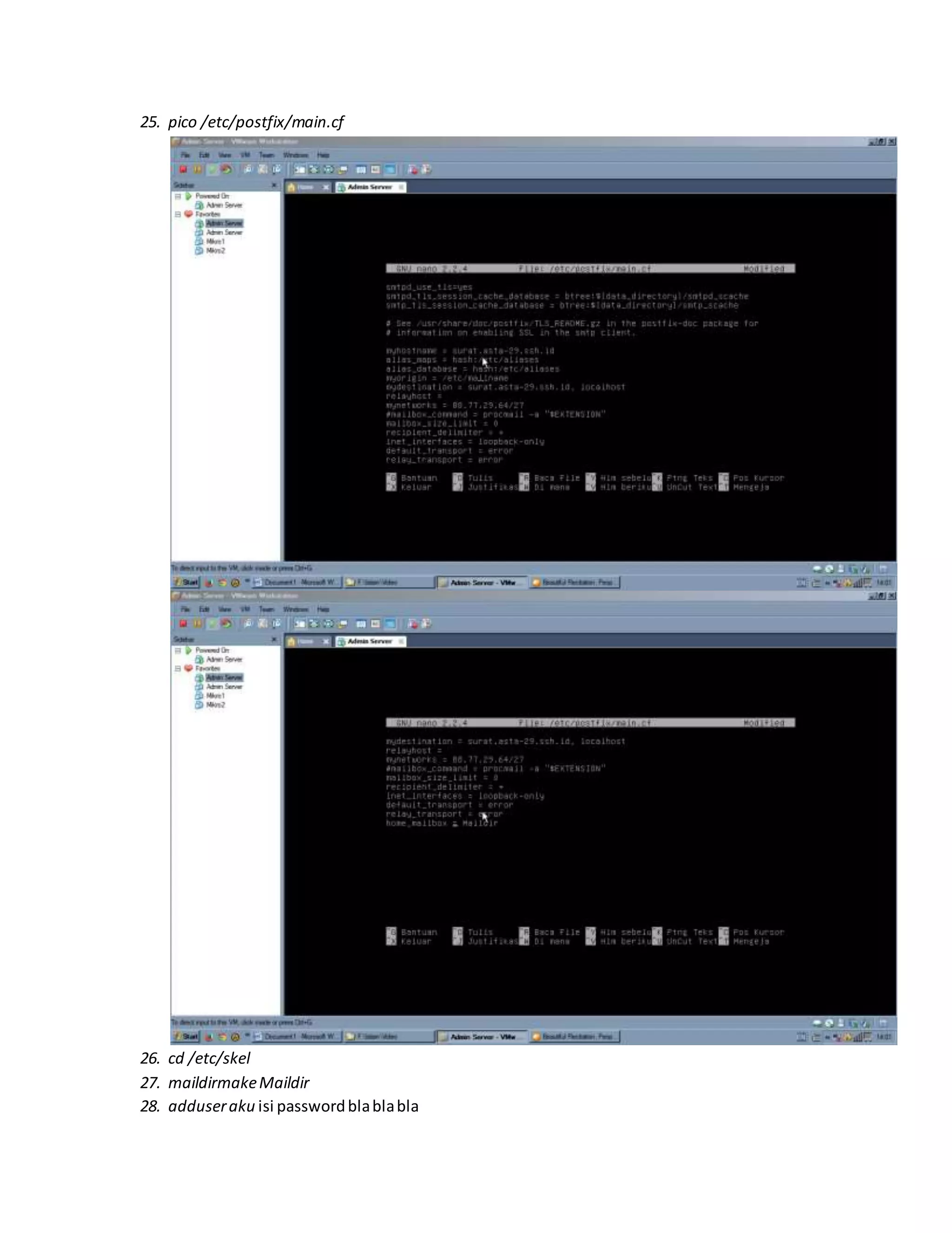 Tutorial membuat server pada VMWare dengan OS Debian 6 | PDF