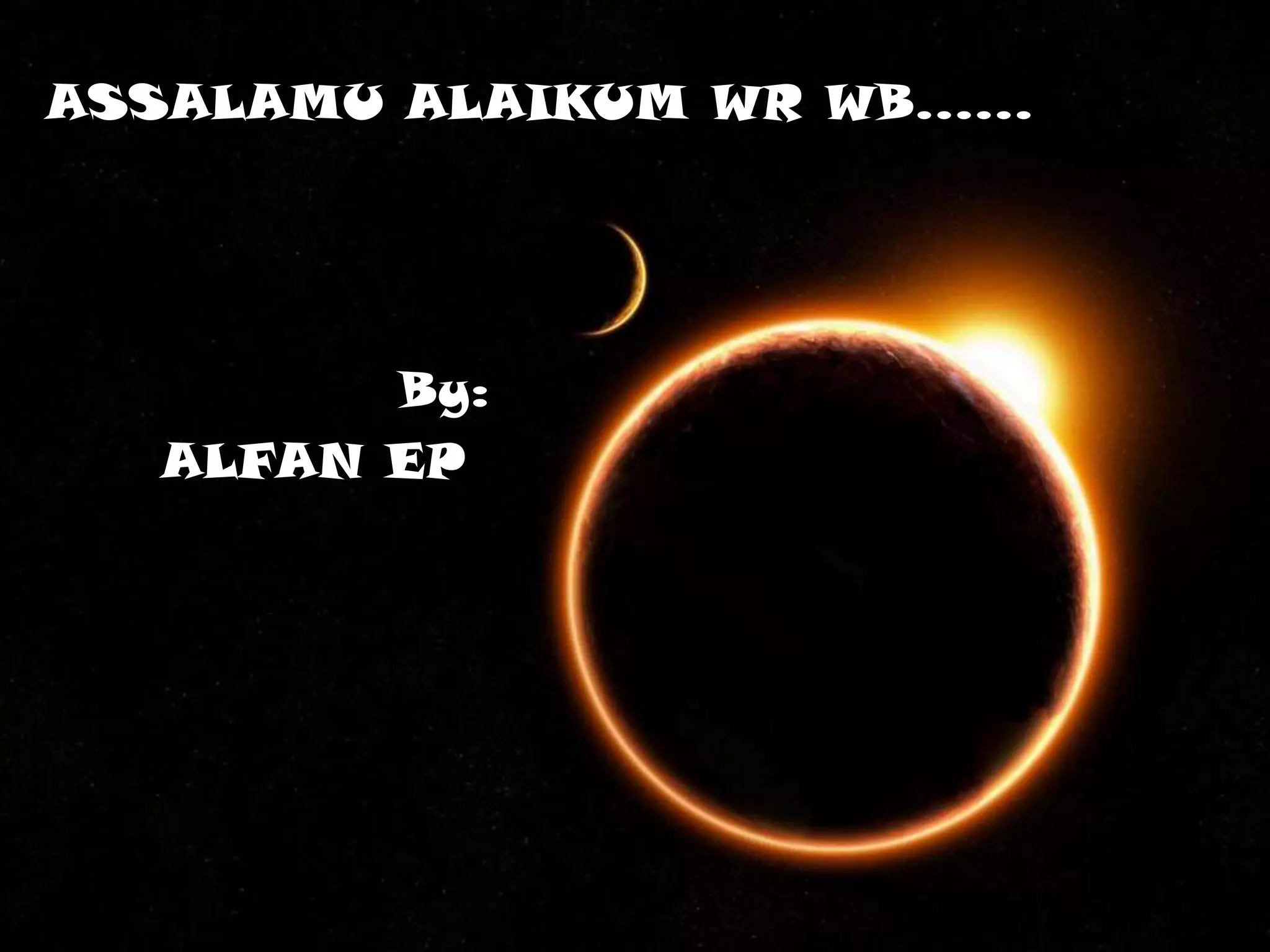 Assalamu alaikum wr wb | PPTX