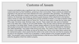 Assam cultuer and heritage | PPTX