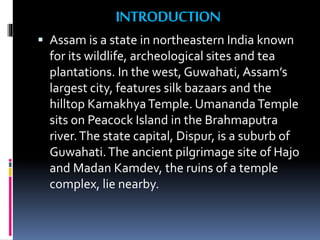 Assam ppt | PPTX