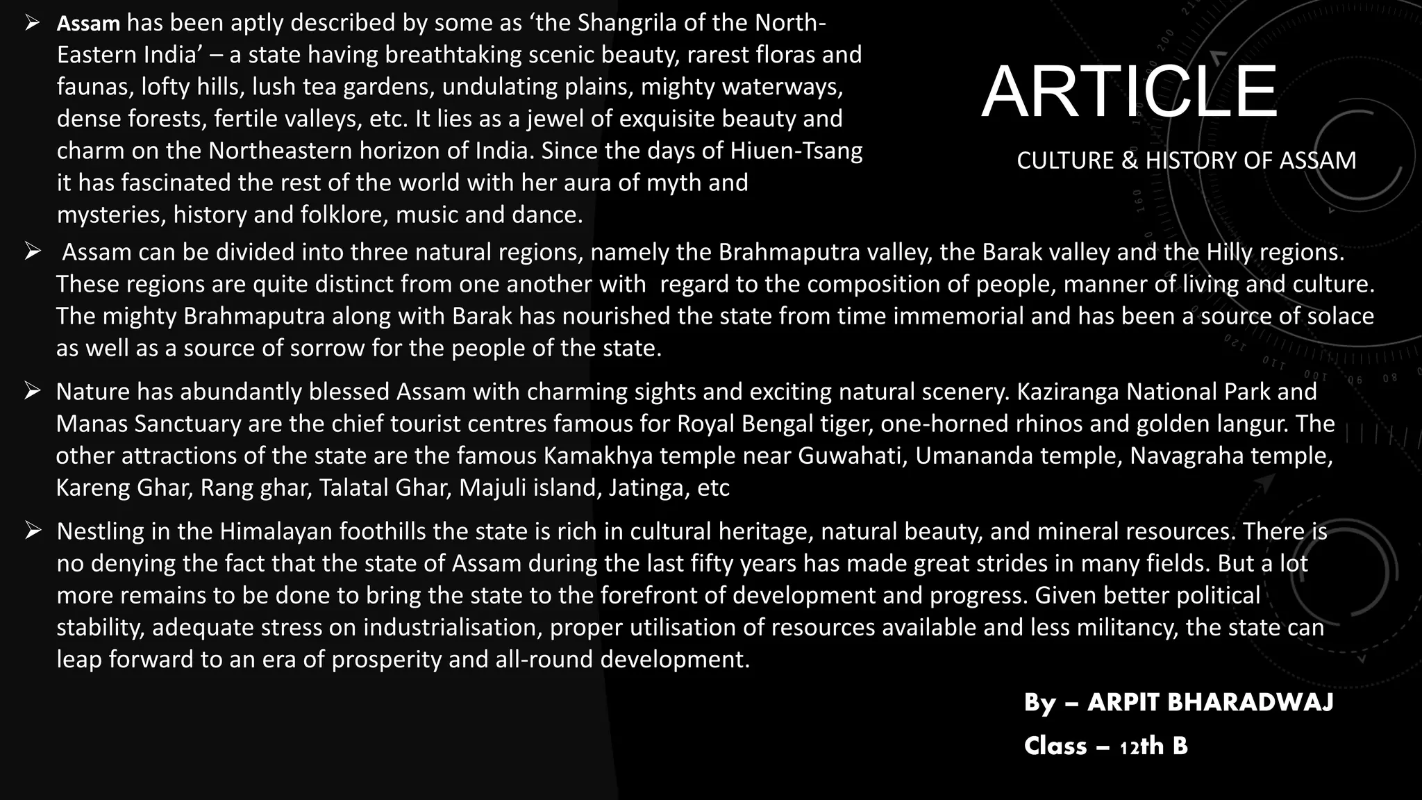 Assam project | PPTX