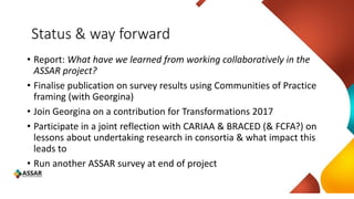 Assar’s learning survey | PPT