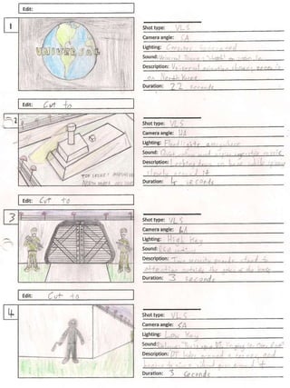 Assassination Opening Sequence Shot List and Storyboard | PPT