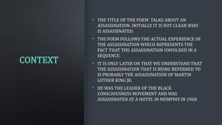 Grade 12 ASSASSINATION poem analysis.pptx