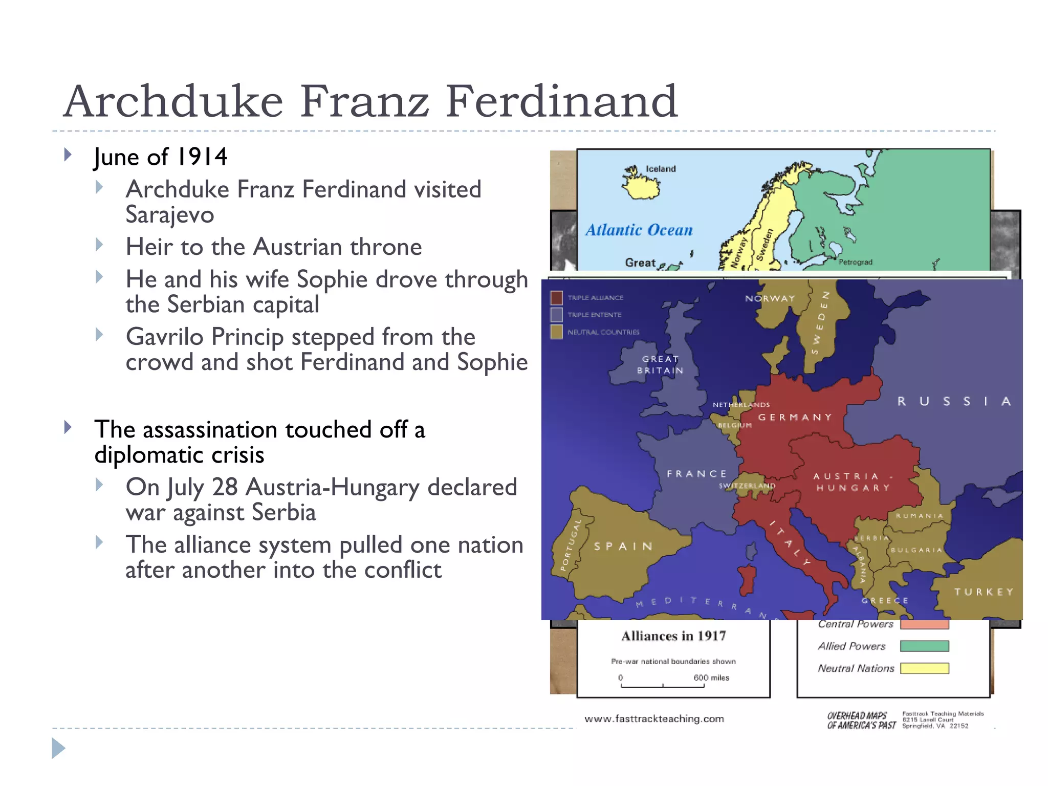 Assassination Of Archduke Ferdinand | PPT