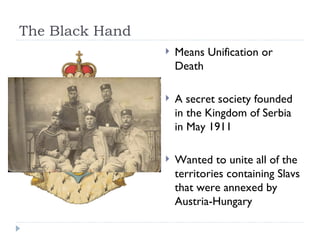 Assassination Of Archduke Ferdinand | PPT