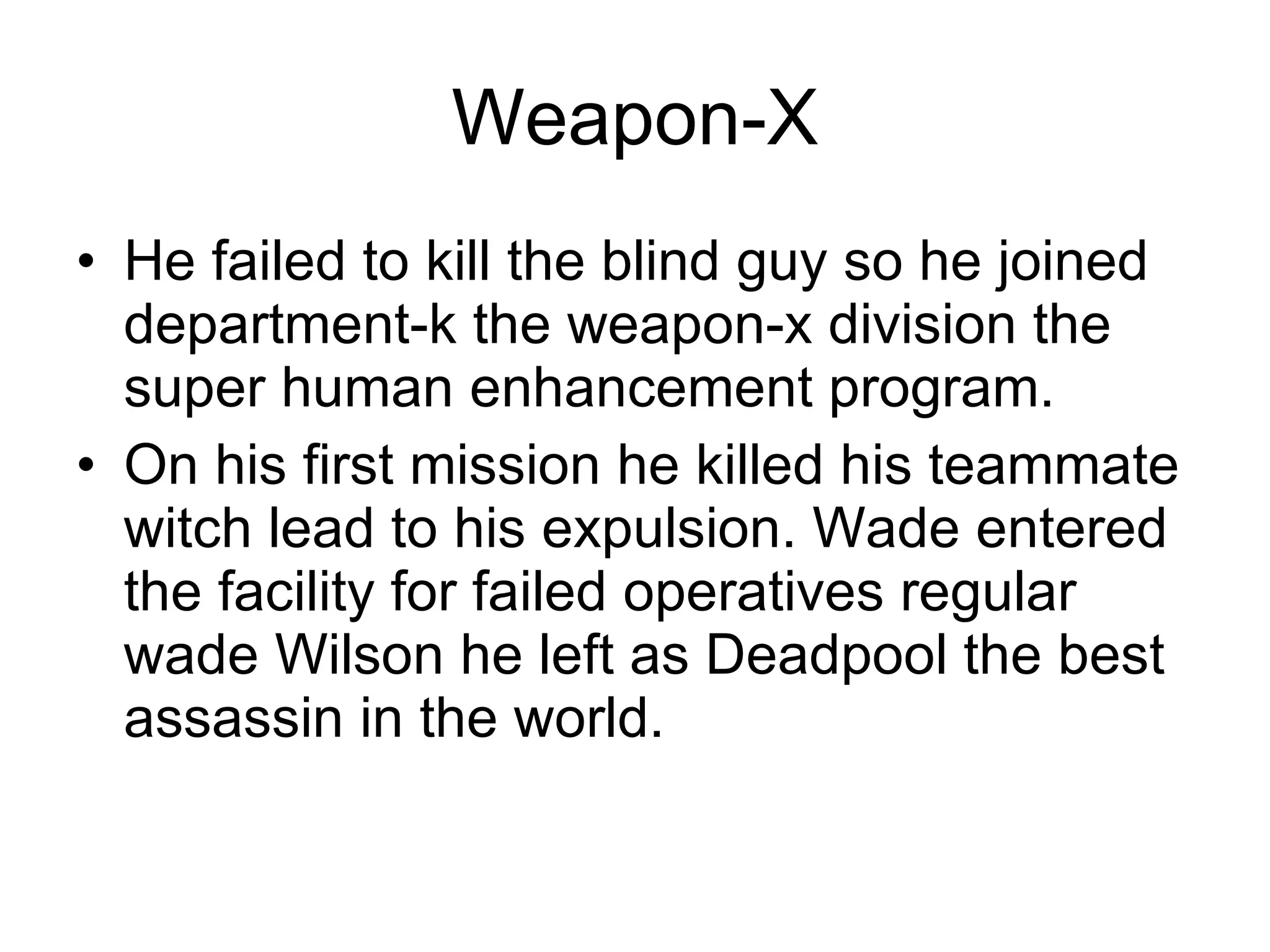Assassin power point | PPT