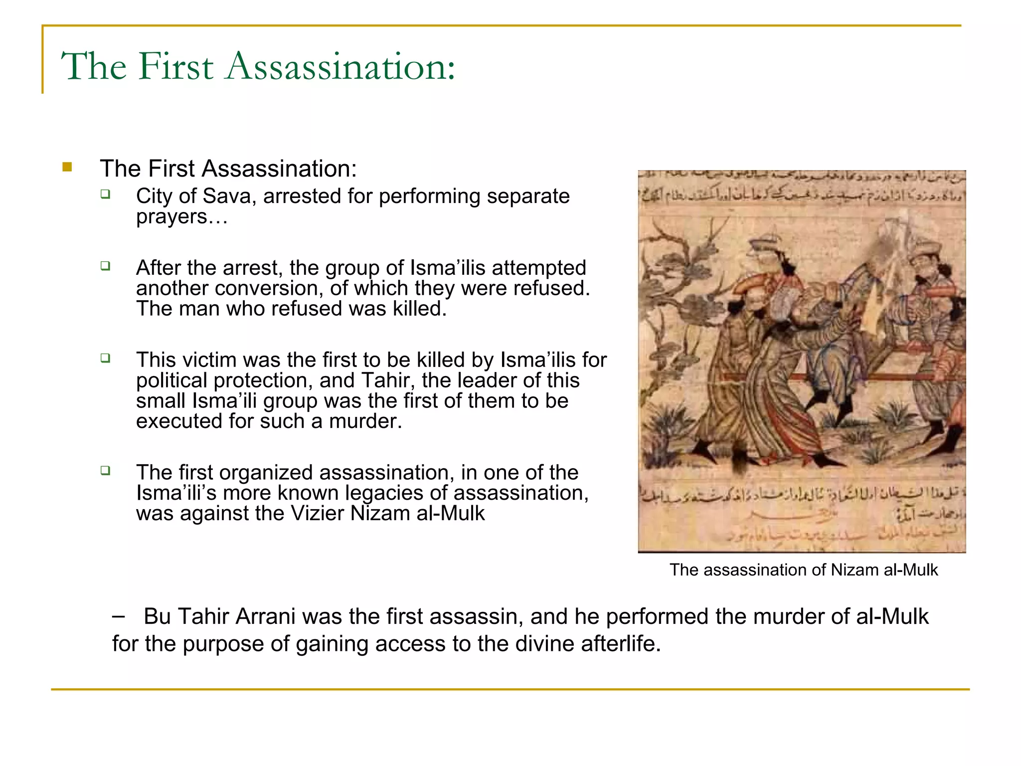 Assassins Powerpoint | PPT