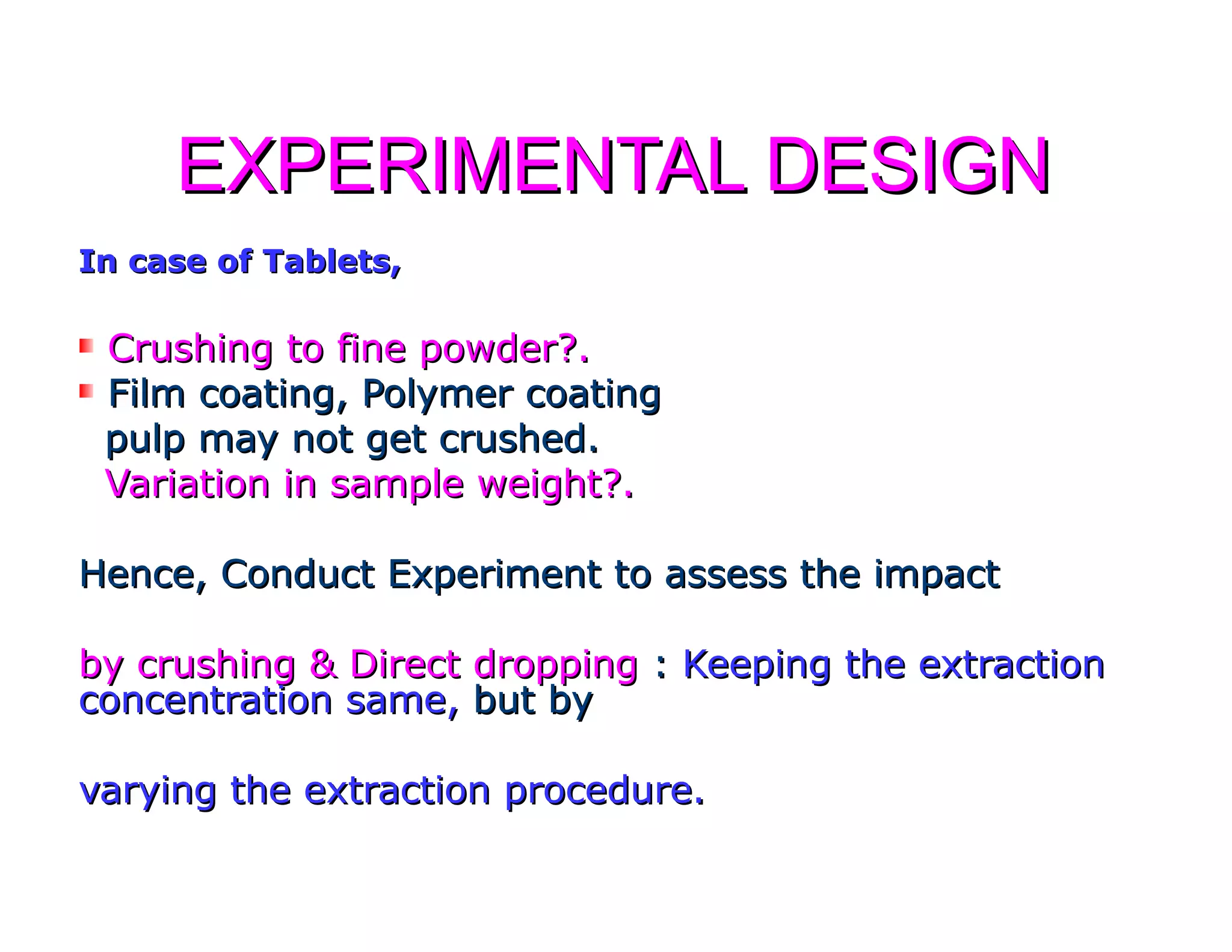 Assay method development | PPT