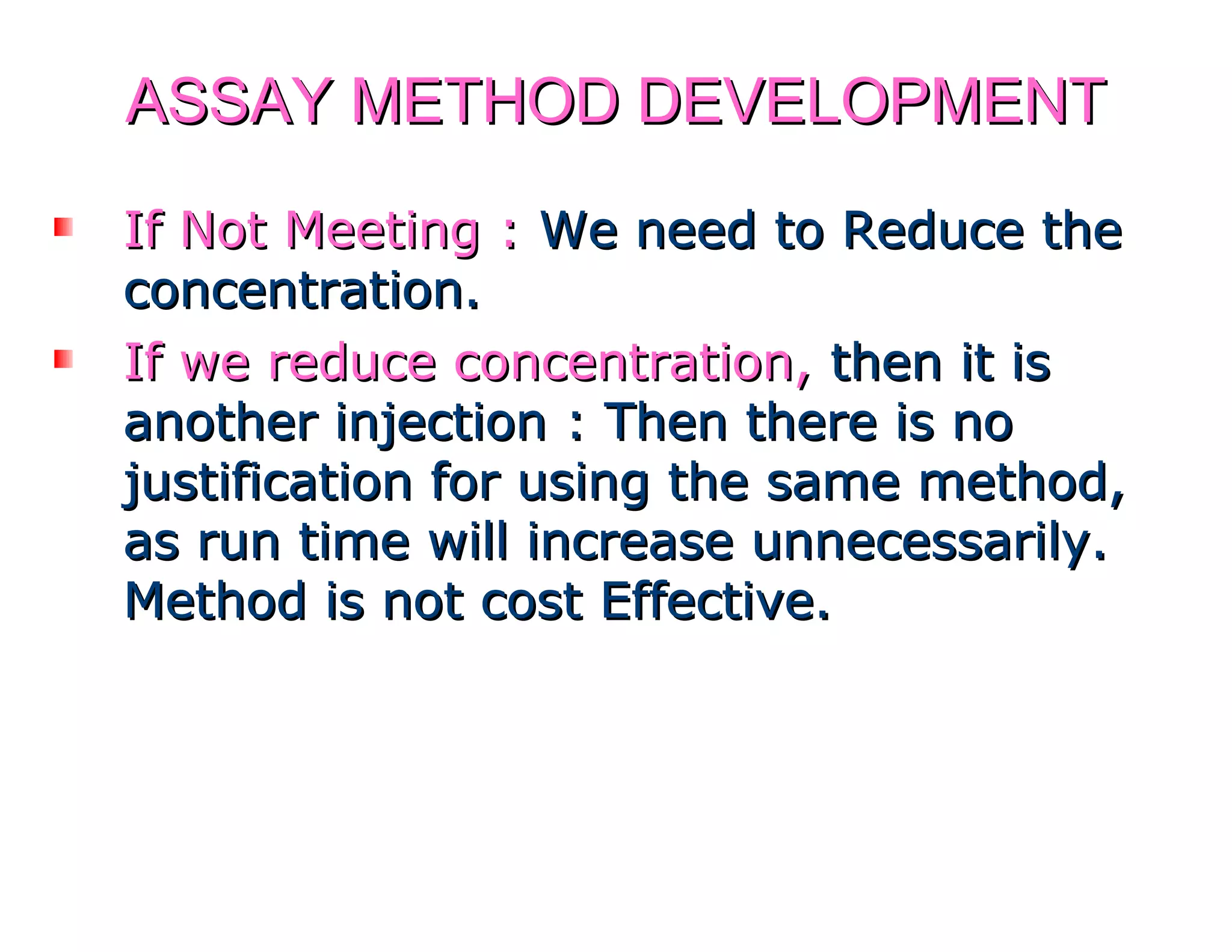 Assay method development | PPT