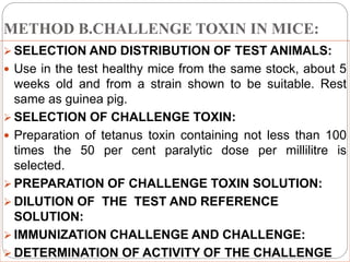 Assay of adsorbed diptheria vaccine and adsorbed tetanus | PPTX