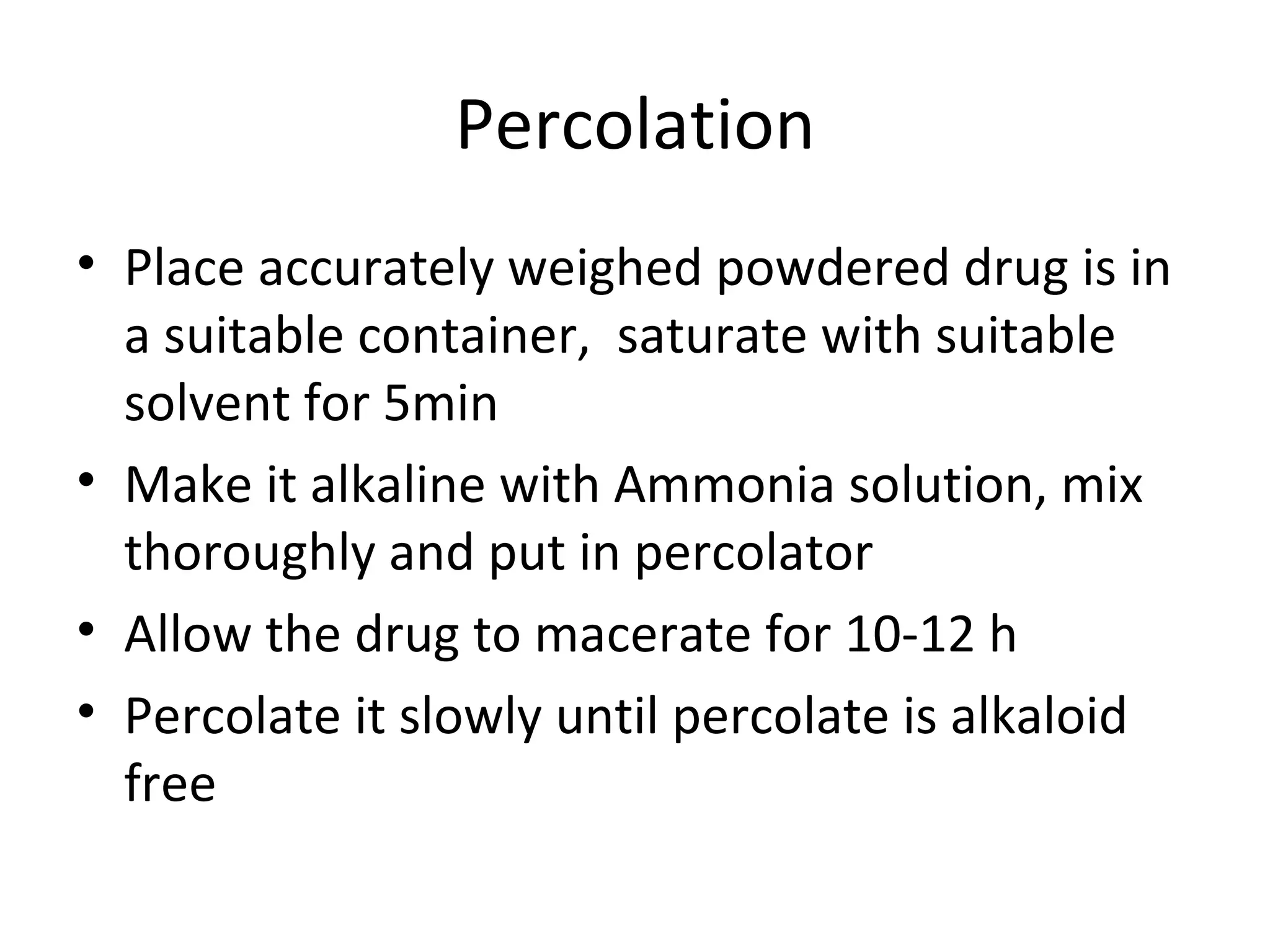 Assay of alkaloidal drugs | PPT