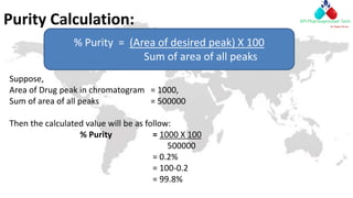 API | Intermediates Assay, Potency & Purity | PPTX