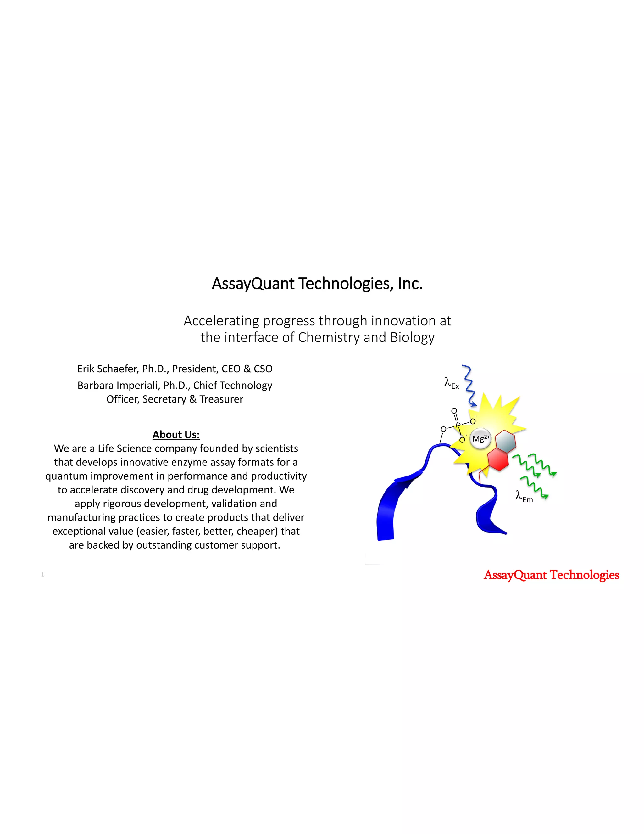 AssayQuant Technologies, Inc. | PDF