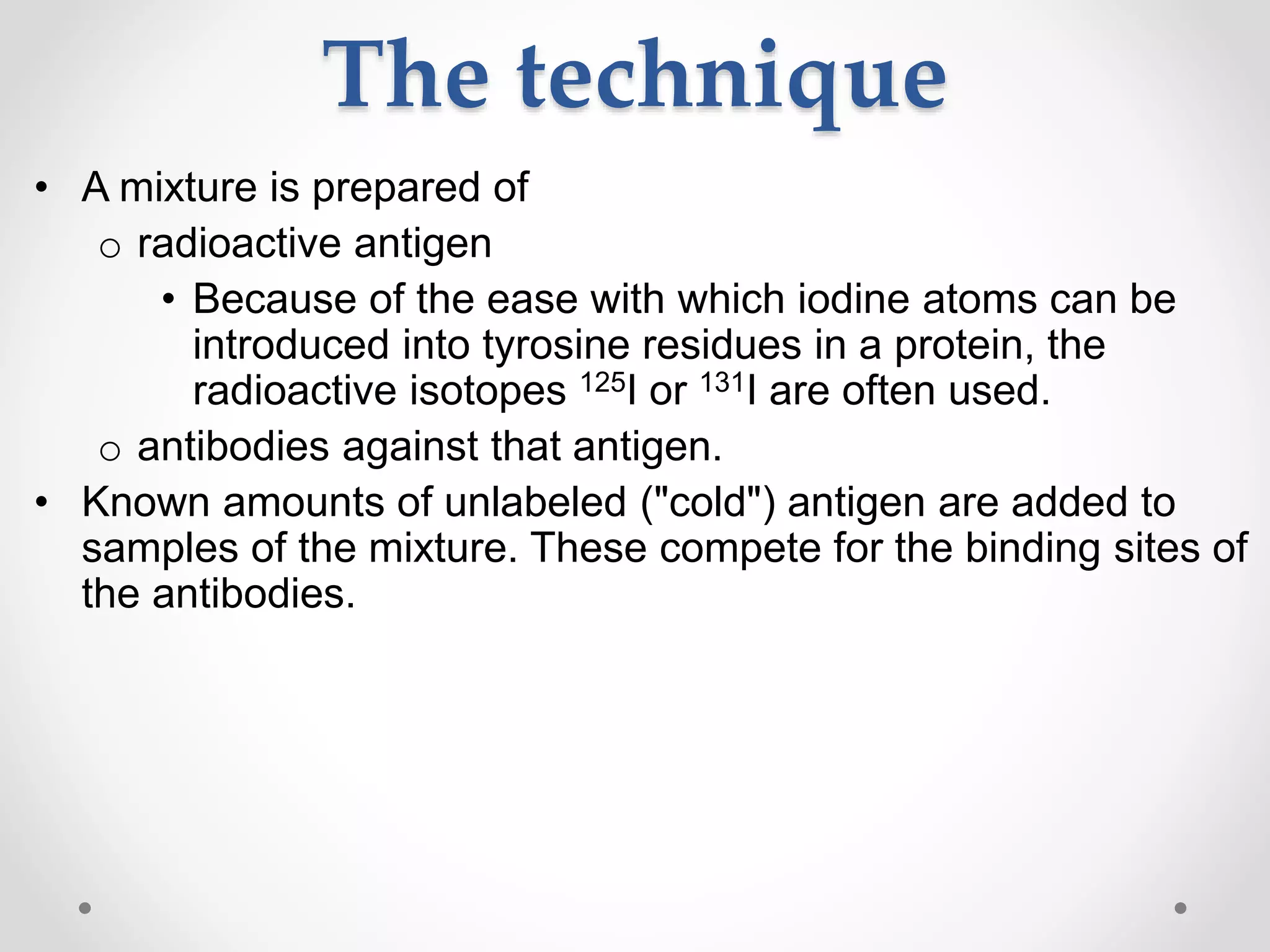 Assays, types of assays, principle and prerequisites of assays and ...
